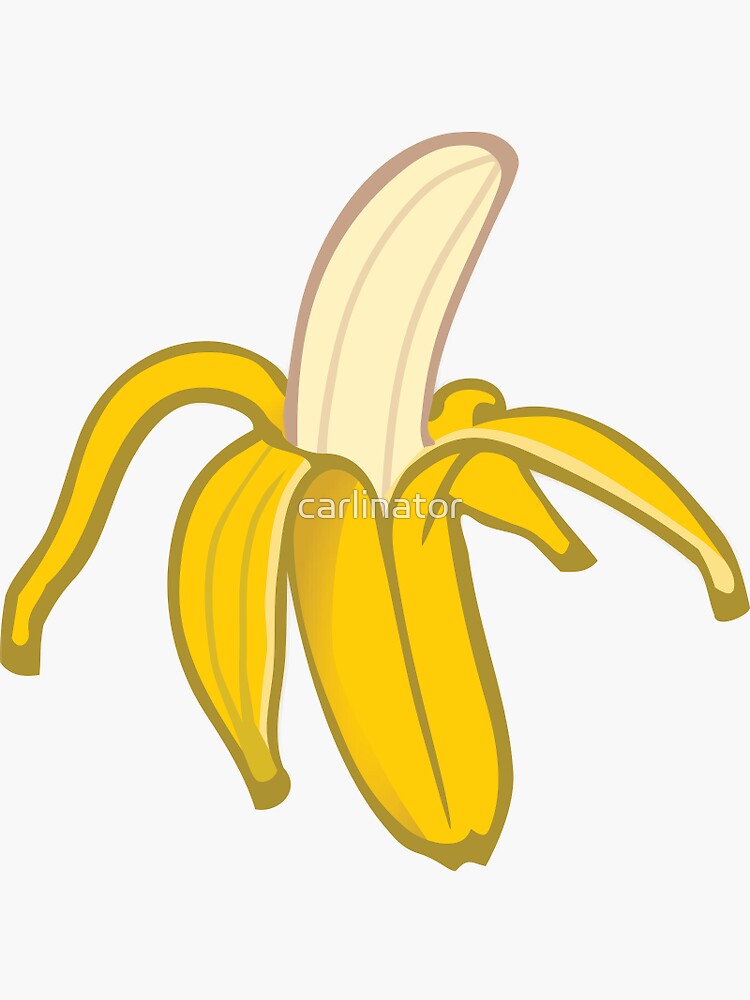 "Banan " Sticker for Sale by carlinator | Redbubble