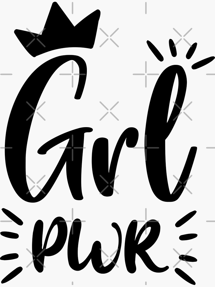 "Alpha Liberal, girl power, grl pwr" Sticker for Sale by shirtscom ...