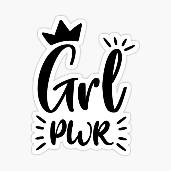 "Alpha Liberal, girl power, grl pwr" Sticker for Sale by shirtscom ...