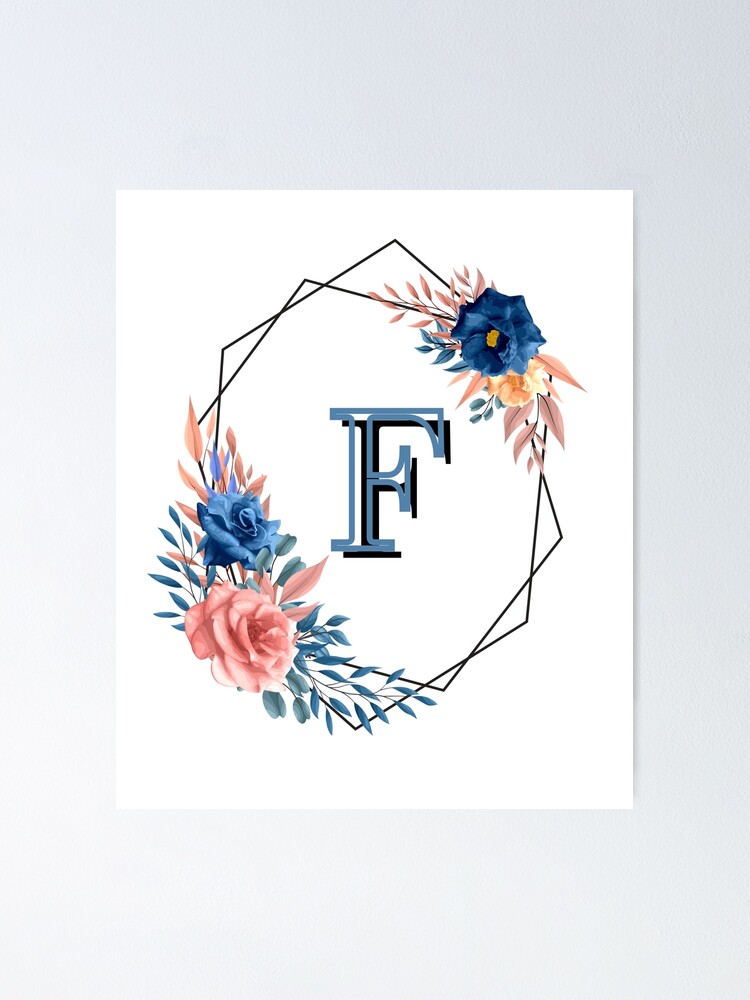 Póster «Letra F - f - F - letra personalizar» de sandokok | Redbubble