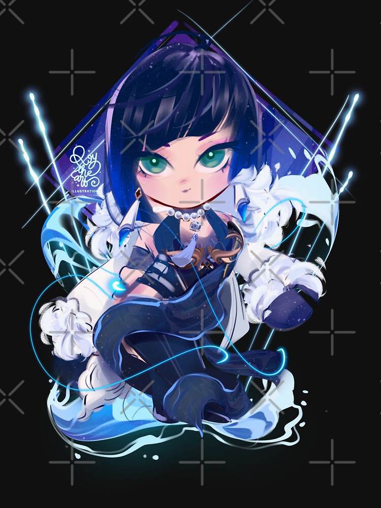 "Yelan Genshin Impact" T-shirt for Sale by RoyTheArt | Redbubble ...