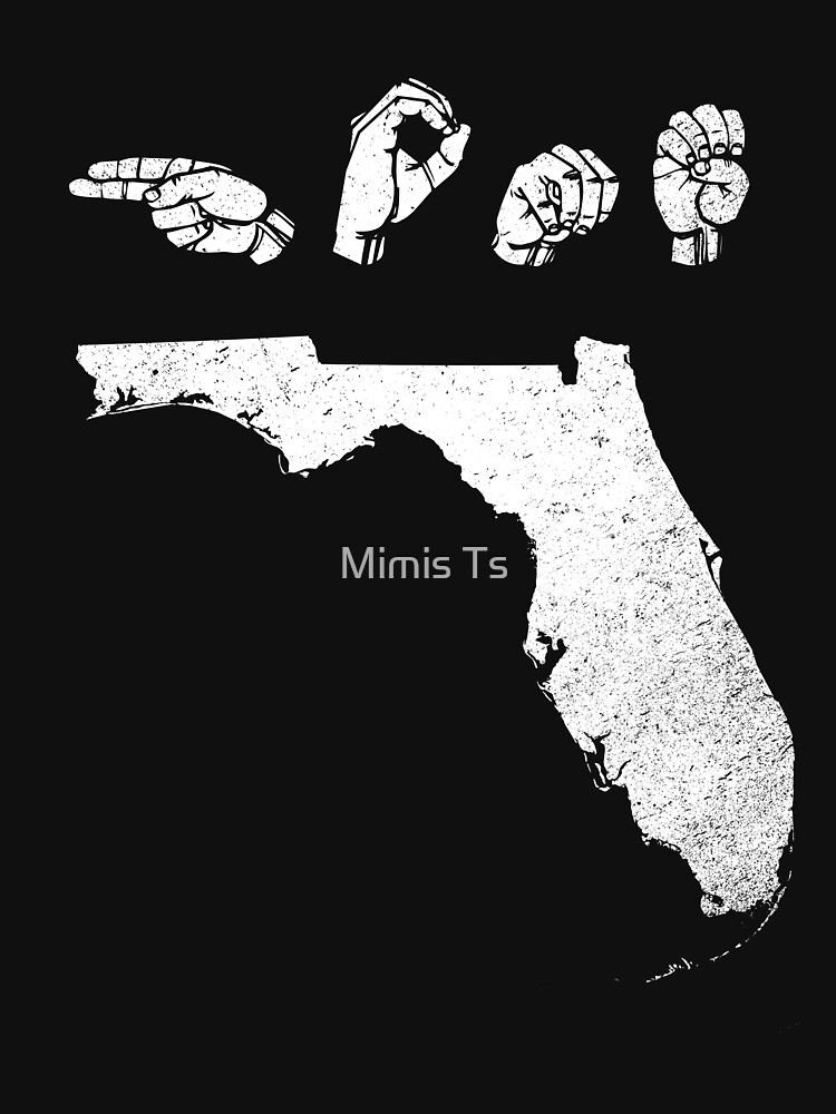 "ASL (American Sign Language) Florida Home Tshirt" Essential T-Shirt ...