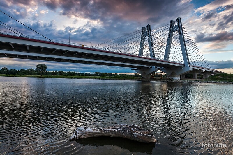 "New bridge in Nowa Huta" by fotohuta | Redbubble