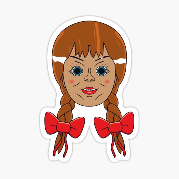 "annabelle doll" Sticker for Sale by Necronder | Redbubble