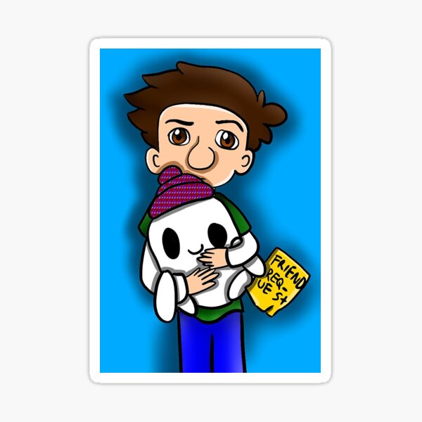 "friend request" Sticker for Sale by chappellsophia | Redbubble