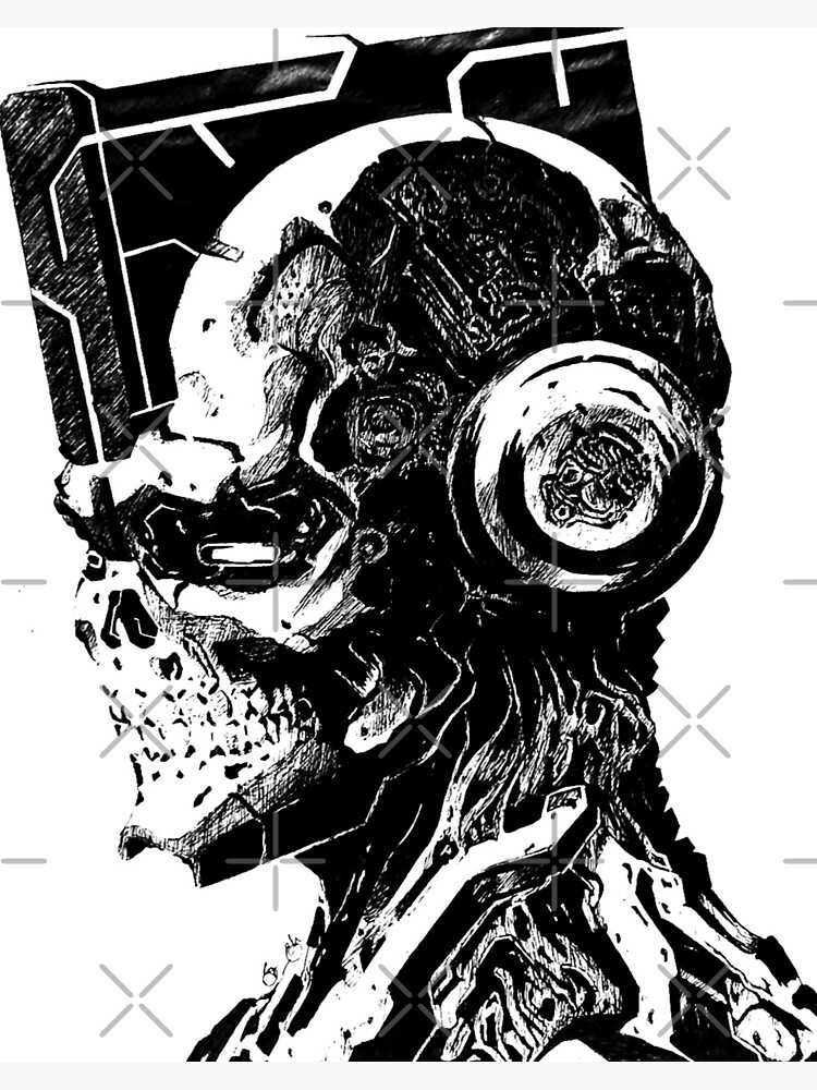 "Cyberpunk sci fi monkey | robot monkey | mecha ape | cyborg monkey ...