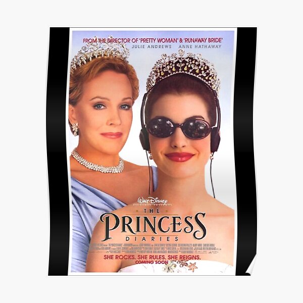 "princess diaries " Poster for Sale by JoyIsMoist | Redbubble