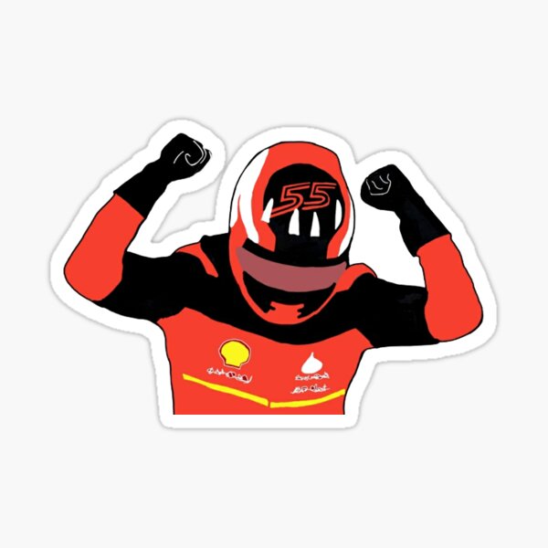"Carlos Sainz Silverstone 2022 " Sticker for Sale by jenn-y | Redbubble