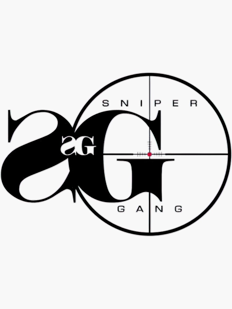 "SNIPER GANG KODAK BLACK" Sticker for Sale by topitoff | Redbubble