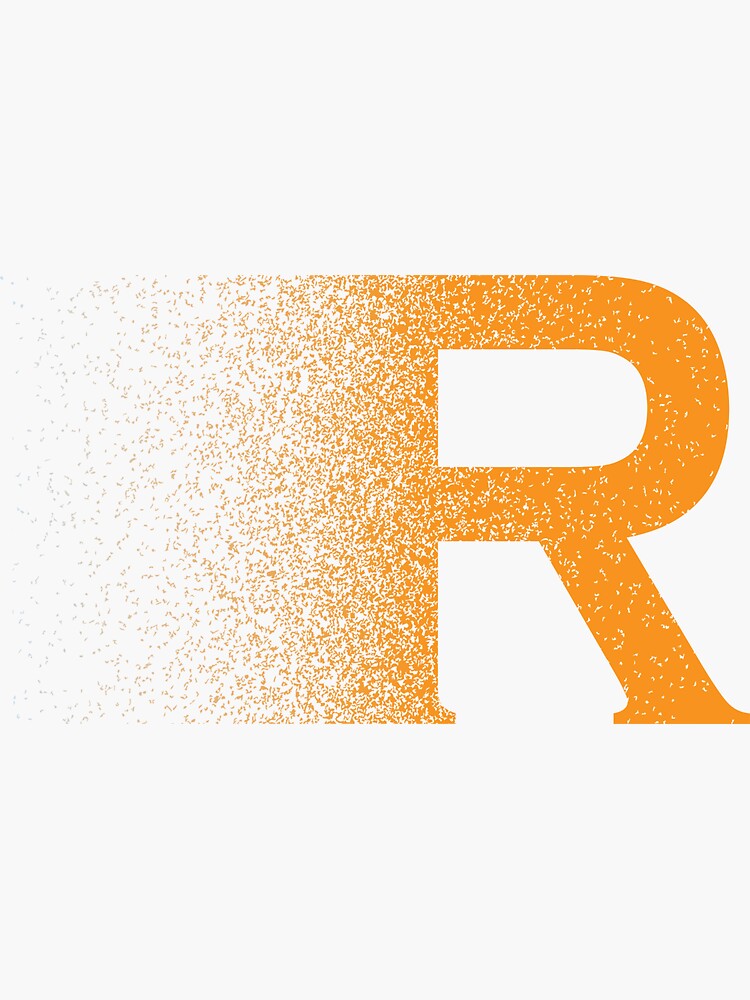 "Golden R alphabet desings" Sticker for Sale by Take-Unique | Redbubble