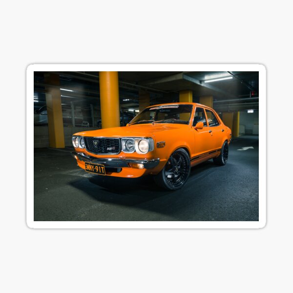 "Brent Milton's Mazda RX3" Sticker by HoskingInd | Redbubble