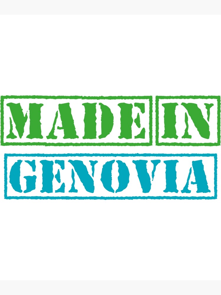 "Made in Genovia " Poster for Sale by ZuuraPoster | Redbubble