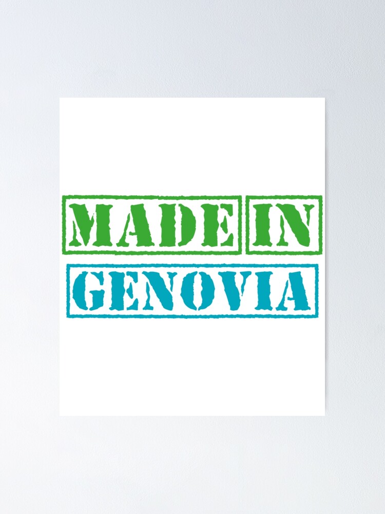 "Made in Genovia " Poster for Sale by ZuuraPoster | Redbubble