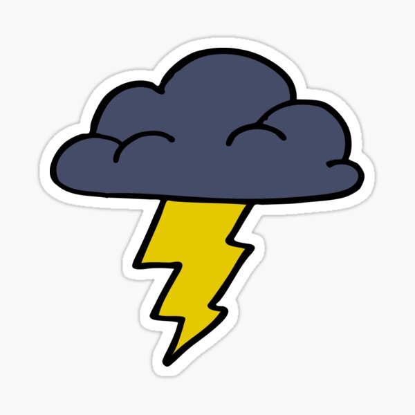 "storm cloud" Sticker for Sale by zizimentos | Redbubble