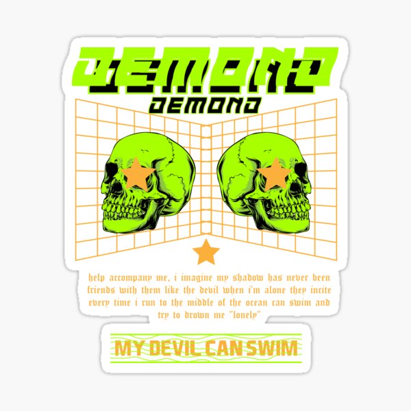 "broken culture demond" Sticker for Sale by obatArt | Redbubble