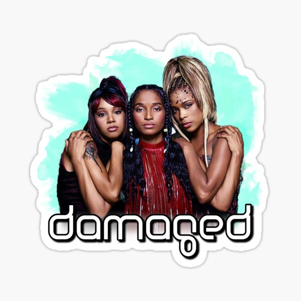 "TLC Damaged" Sticker for Sale by McDolphinJuice | Redbubble
