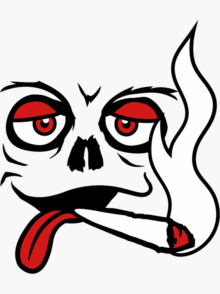 "potholed face funny horror halloween zombie joint57" Sticker for Sale ...