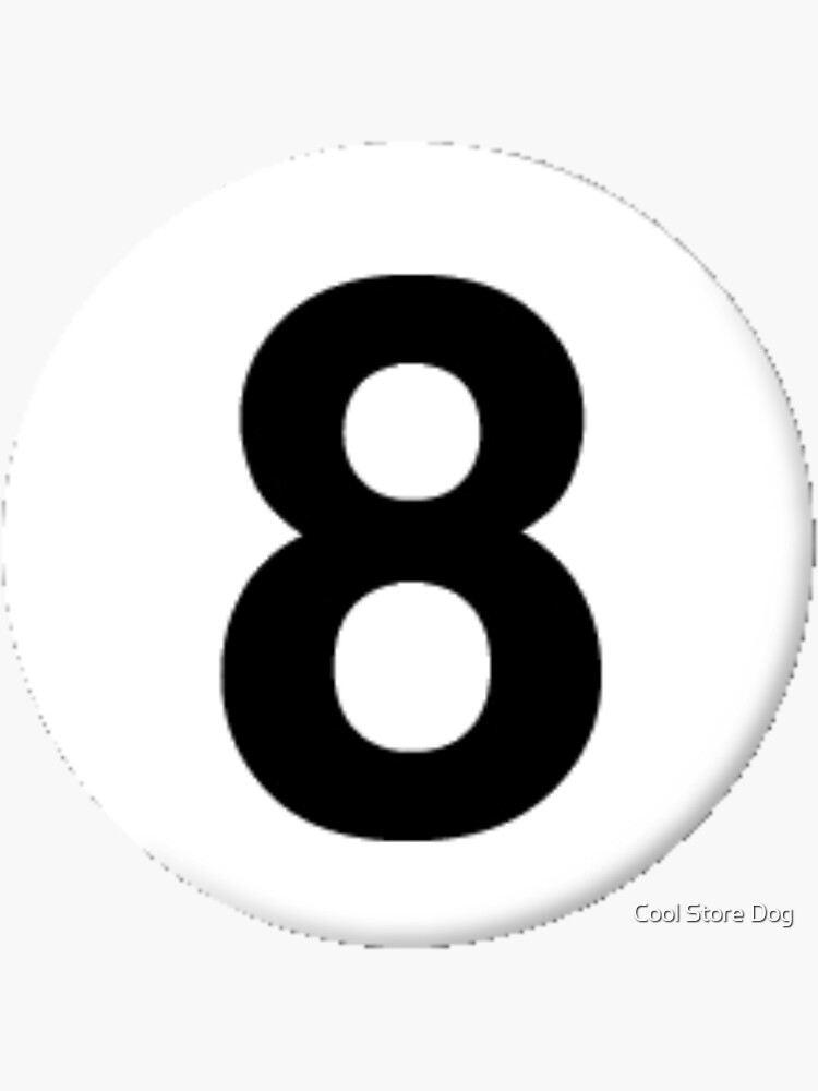 "Magic 8 Ball" Sticker for Sale by TheKalebFishStore | Redbubble