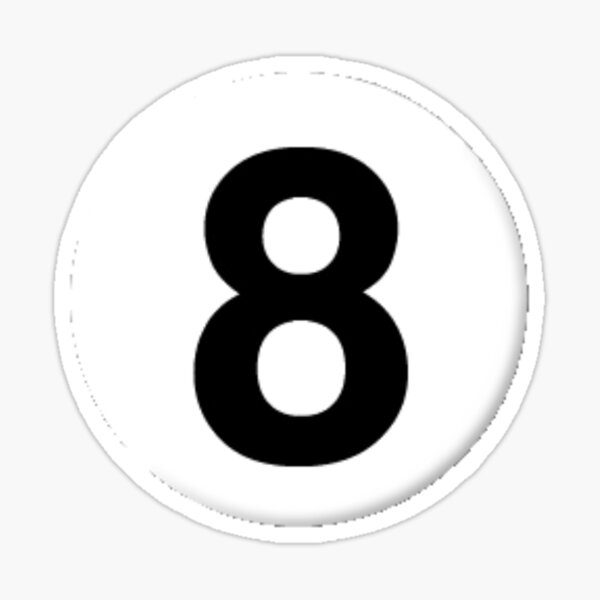 "Magic 8 Ball" Sticker for Sale by TheKalebFishStore | Redbubble