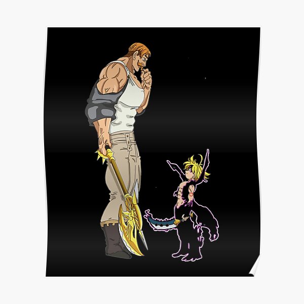"Escanor - The Seven Deadly Sins" Poster for Sale by 1piecestore ...