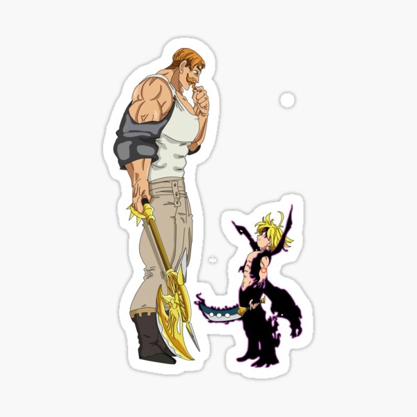 "Seven Deadly Sins Escanor" Sticker for Sale by 1piecestore | Redbubble