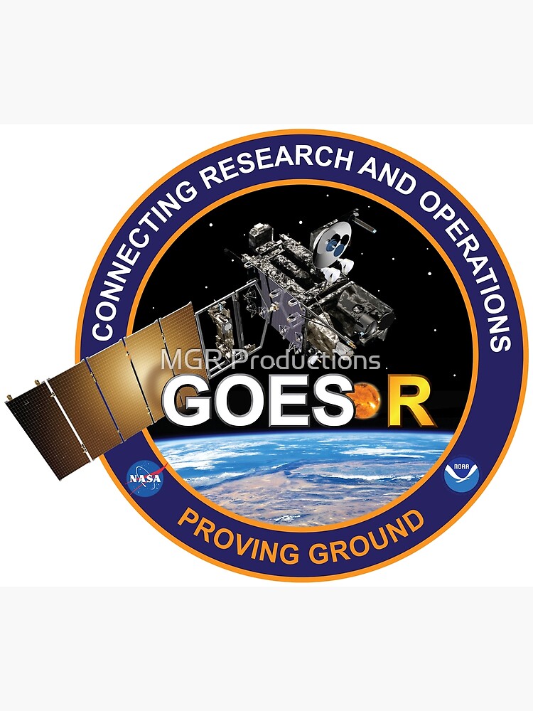 "GOES-R Series Proving Ground Logo" Poster by Quatrosales | Redbubble