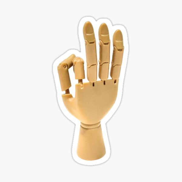 "OKAY Hand Sign" Sticker for Sale by SlowdawnDesign | Redbubble