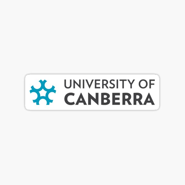 "University of Canberra" Sticker for Sale by BlueGrove | Redbubble
