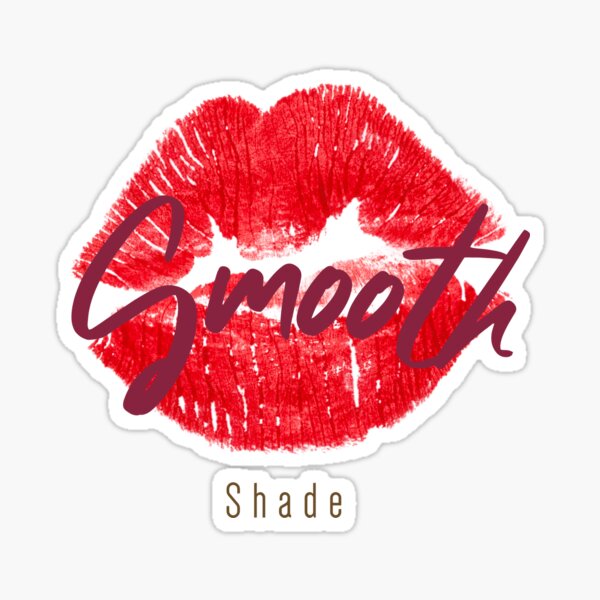 "Smooth Shade Lip print" Sticker for Sale by Anne-and-diana1 | Redbubble
