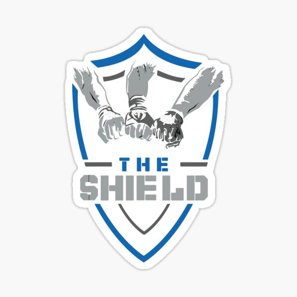 "WWE Shield Logo" Sticker for Sale by DesignbyOE | Redbubble