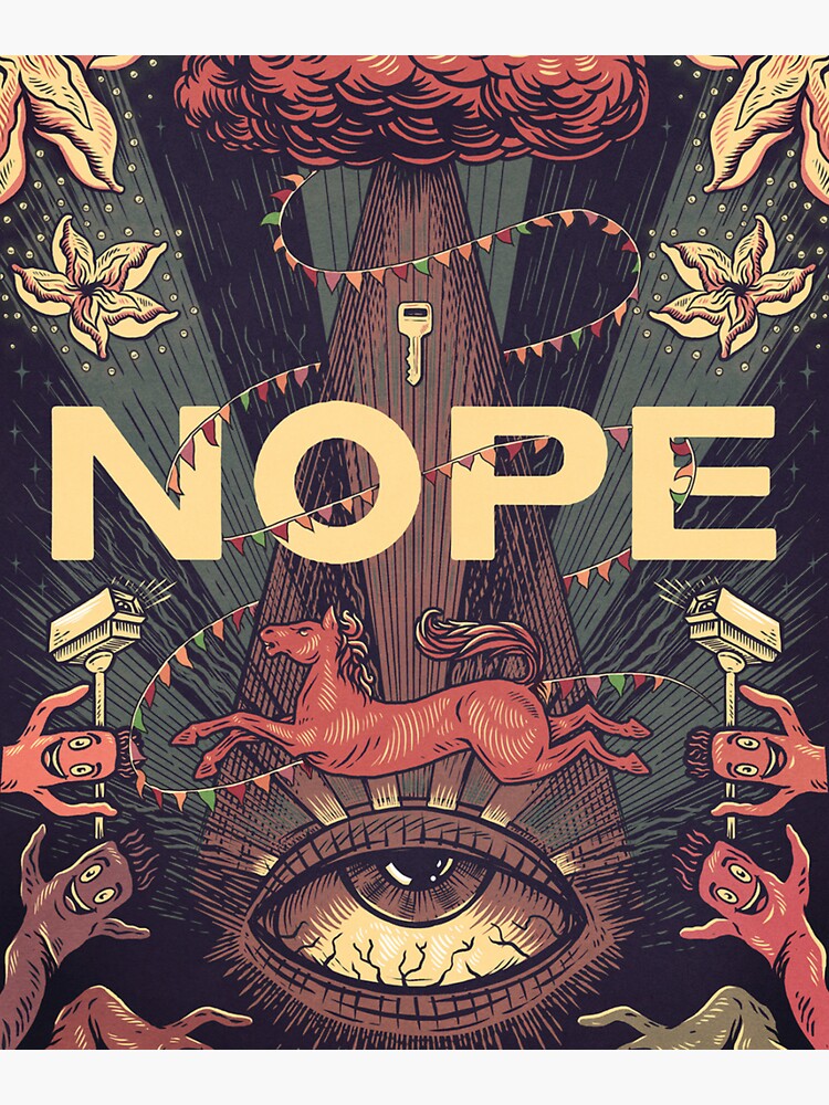 "Nope Movie" Sticker for Sale by OnlyForFans | Redbubble