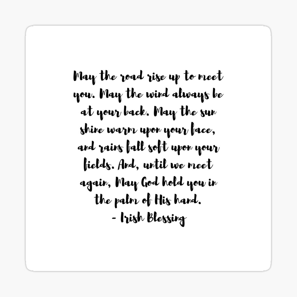 Instant Download May The Road Rise To Meet You Irish Blessing Prints ...