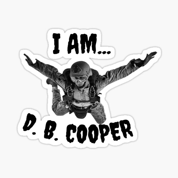 "Db Cooper S Stickers, Skydiving Team" Sticker for Sale by EpicDesignex ...