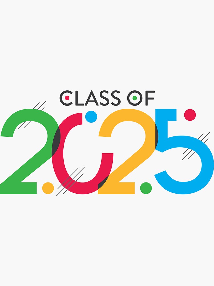 "Modern Abstract Class of 2025" Sticker for Sale by lewister6232 ...
