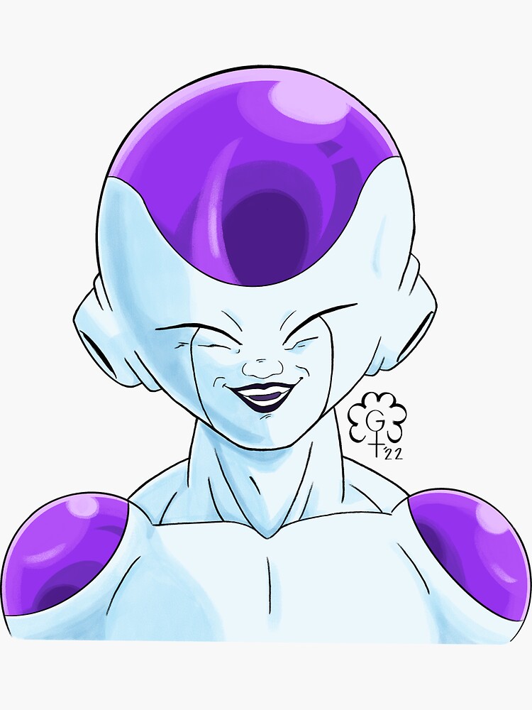"Frieza Smile" Sticker for Sale by Gutt3rflow3r | Redbubble