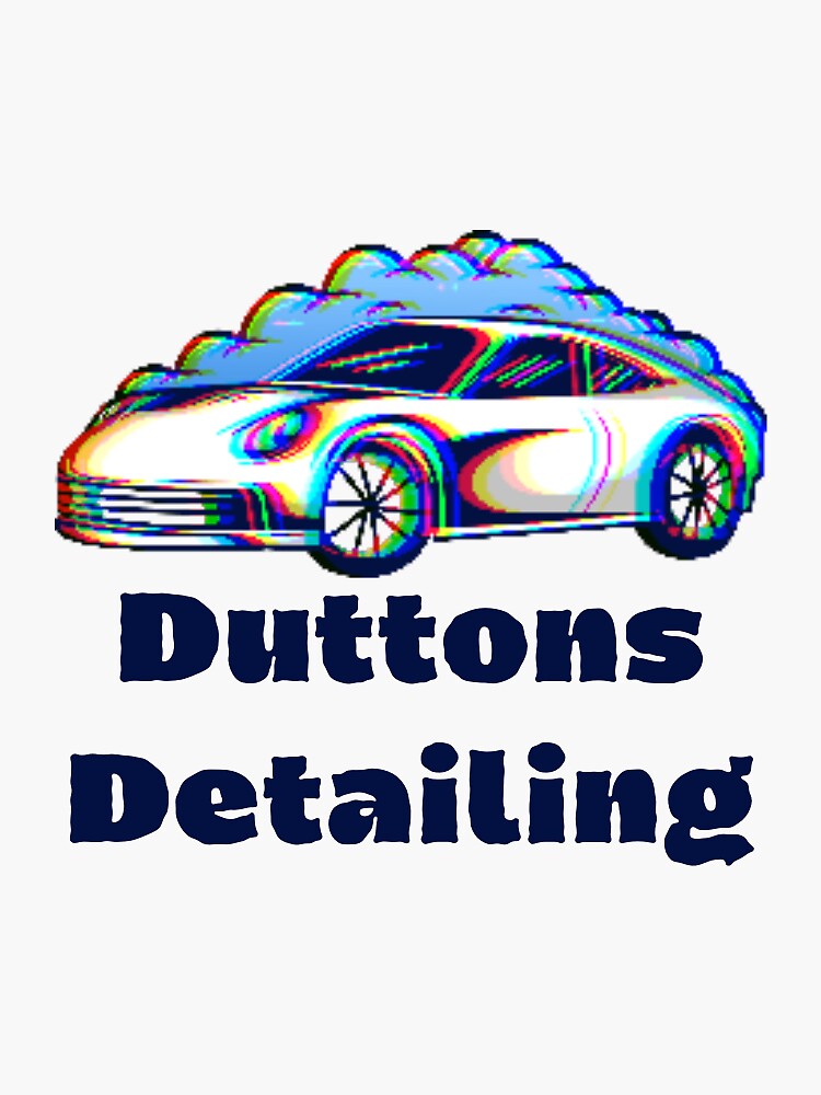 "Duttons Detailing Holographic Merch " Sticker for Sale by ...