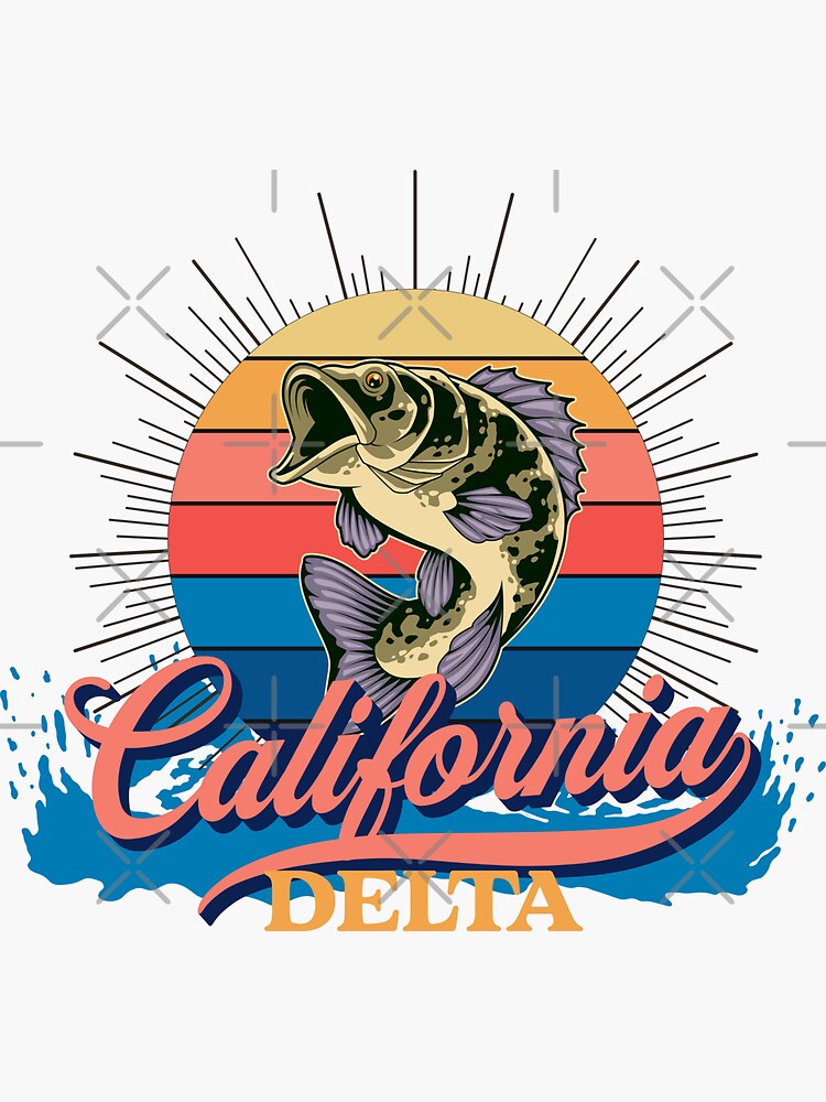 "California Delta " Sticker for Sale by Copperandowl | Redbubble