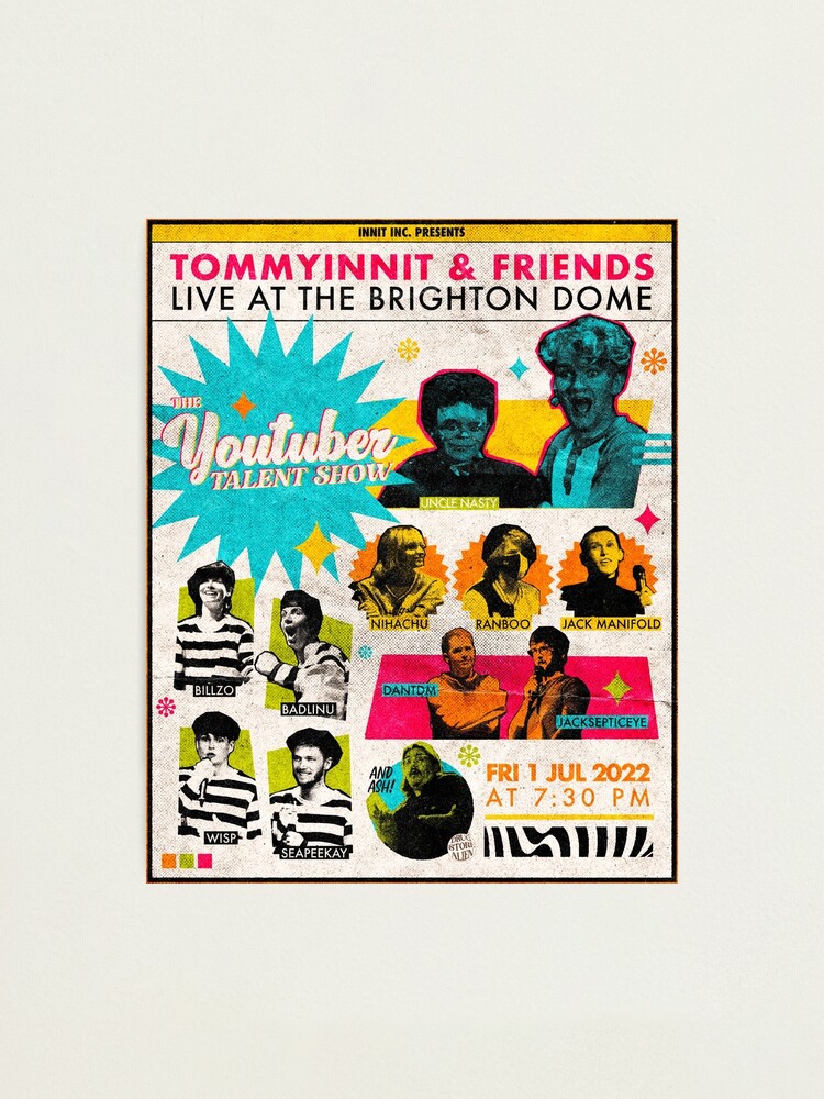 "tommyinnit & friends" Photographic Print for Sale by drugstorealien ...