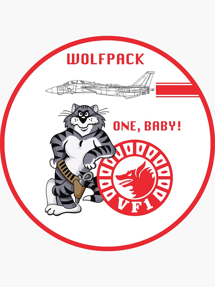 "VF-1 Wolfpack" Sticker for Sale by EG-Photos | Redbubble