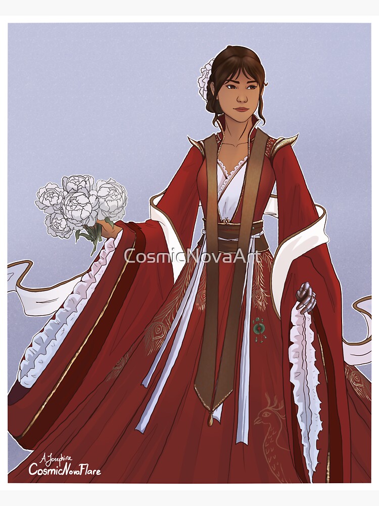 "Cinder’s Adventure Wedding Dress" Sticker for Sale by CosmicNovaArt ...