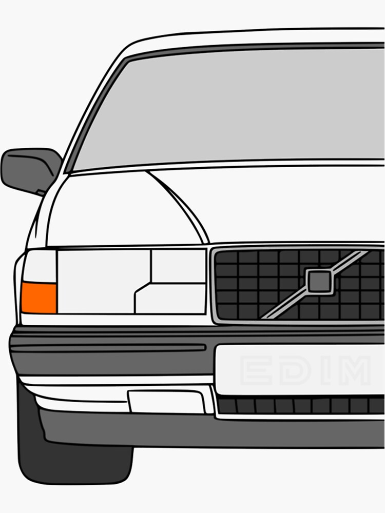"Volvo 940 Turbo best design swedishmetal " Sticker for Sale by ...