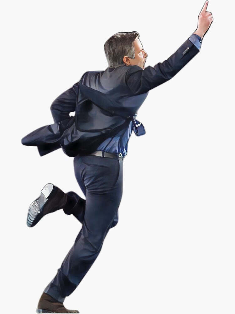 "Jose Mourinho Famous Celebration In The Clasico" Sticker for Sale by ...