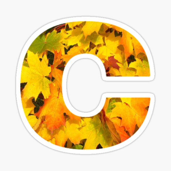 "C letter" Sticker for Sale by skGY | Redbubble