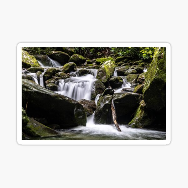"Waterfalls in the Smoky Mountains" Sticker for Sale by garne4 | Redbubble