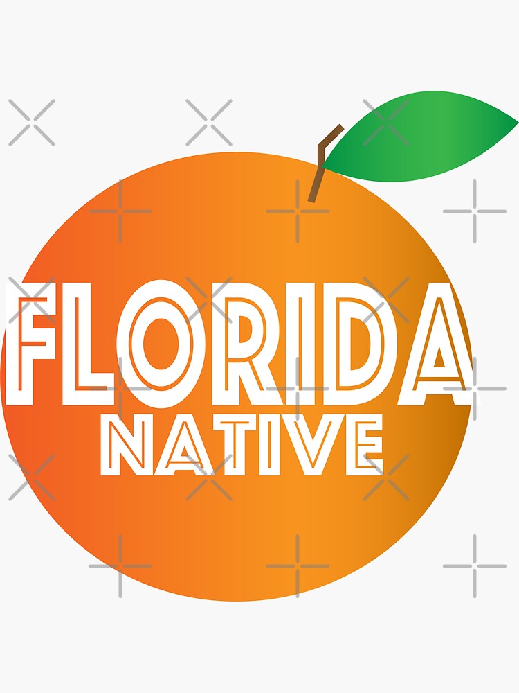 "Florida Native" Sticker by BBates98ings1 | Redbubble
