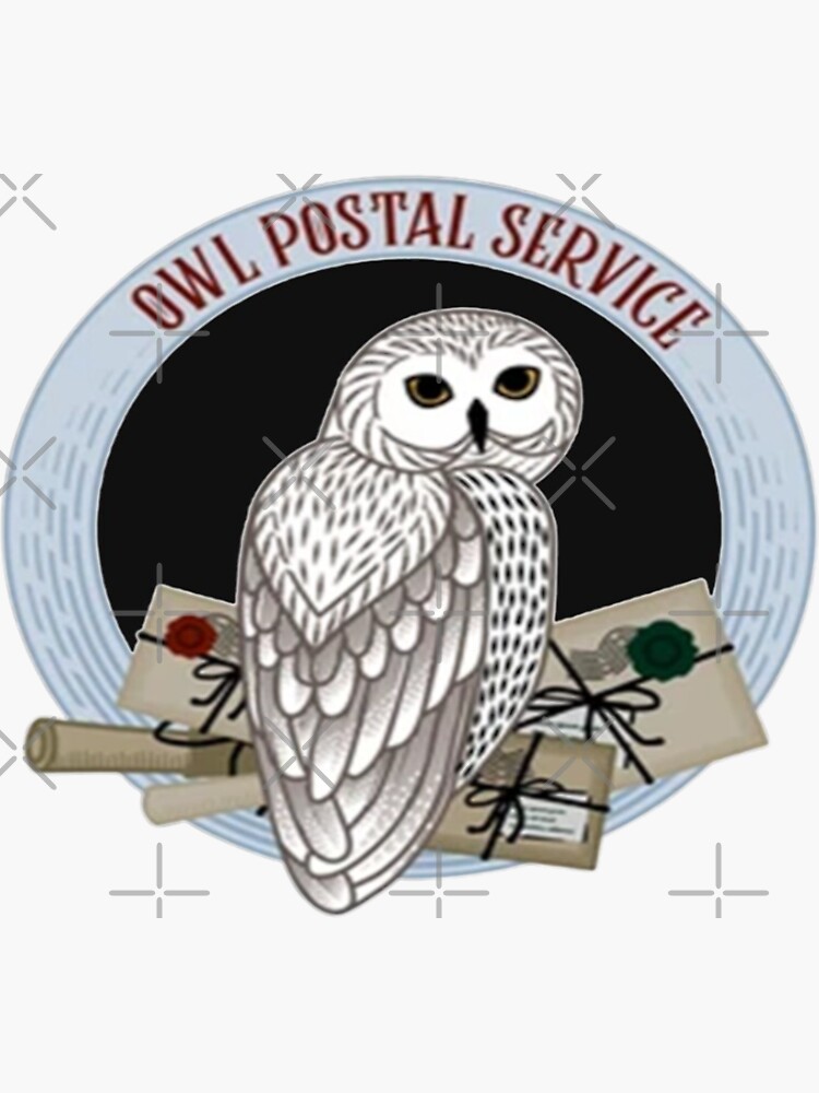 "Owl Postal Service" Sticker for Sale by HarryMagicPlace | Redbubble