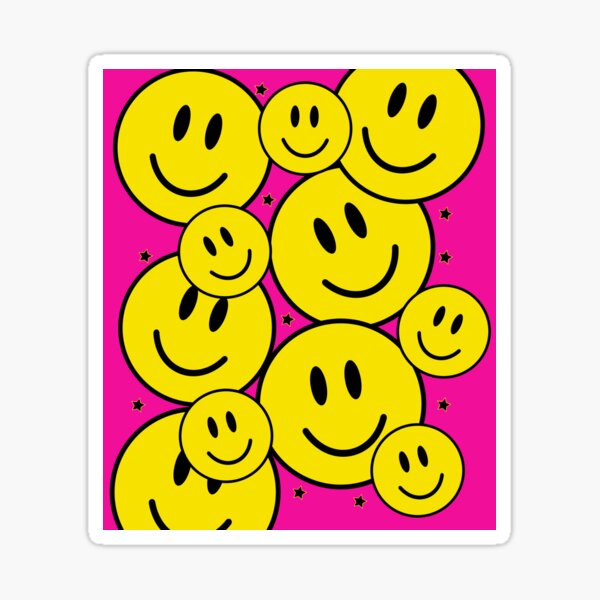 "Preppy School Supplies, Preppy, Pink, Smile, Aesthetic, Smile Face ...