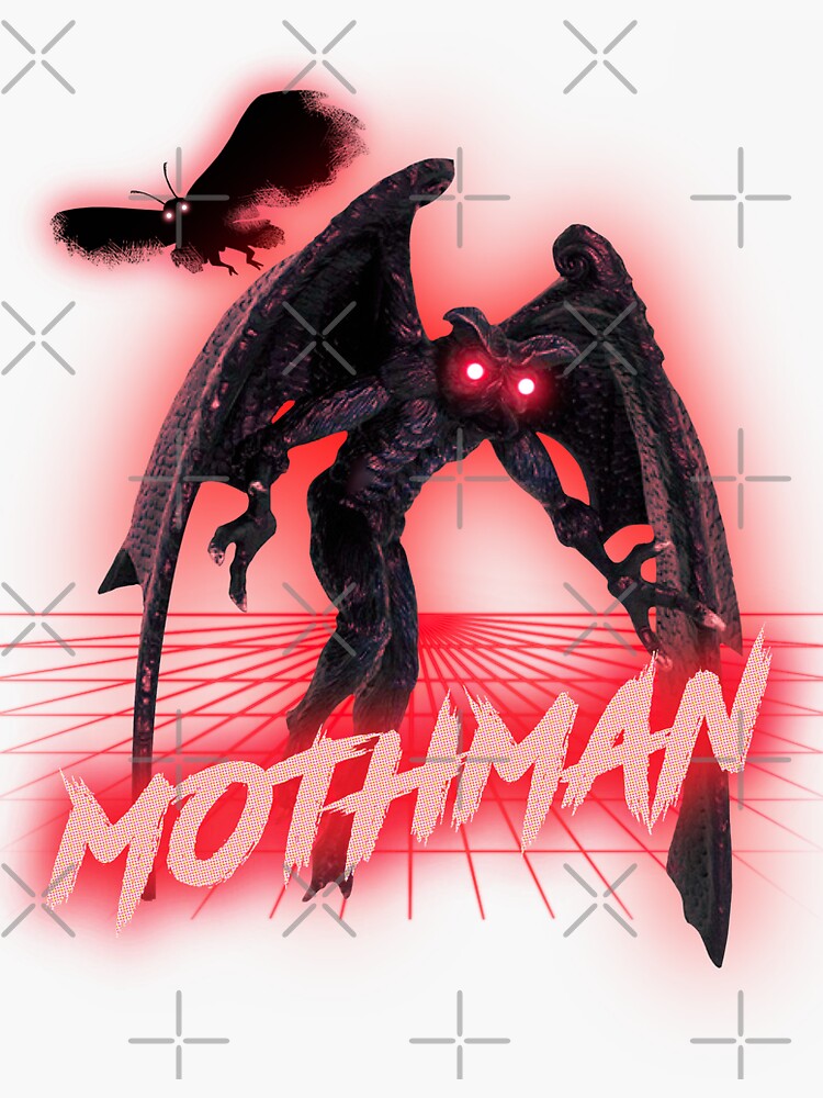 "Mothman" Sticker for Sale by Srollins001 | Redbubble