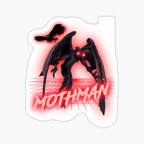 "Mothman" Sticker for Sale by Srollins001 | Redbubble