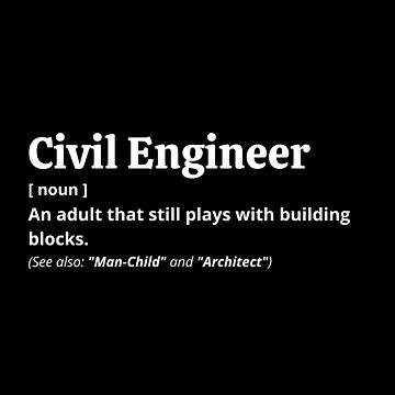 "Civil Engineer Definition" Poster for Sale by Creatoe | Redbubble